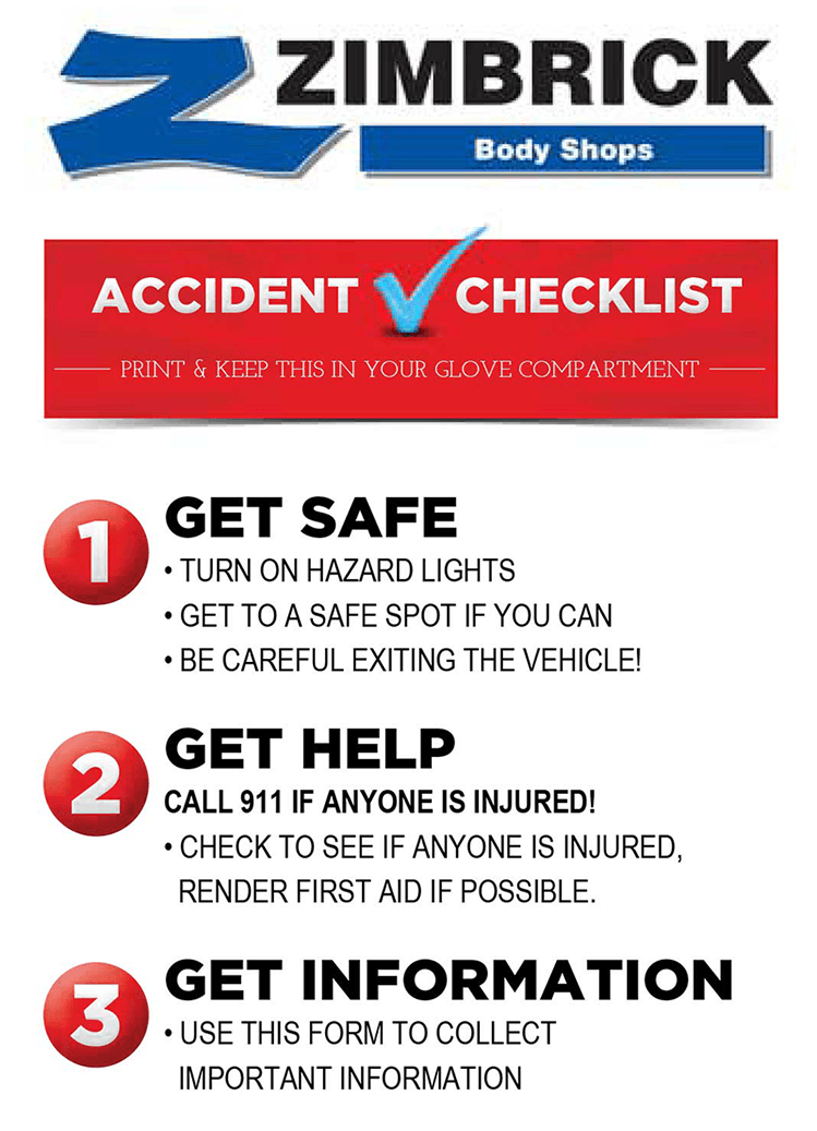 Car Accident Checklist | Auto Body Repair Madison WI | Sun Prairie